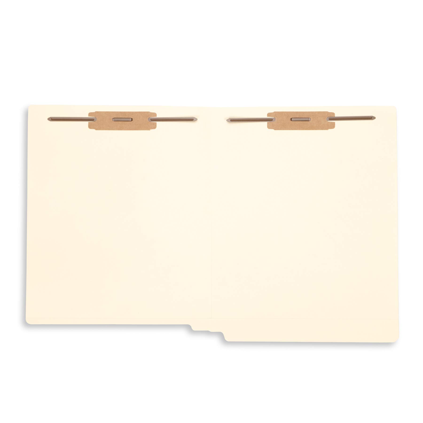 50 End Tab Fastener File Folders - Reinforced Straight Cut Tab - Designed to Organize Standard Medical Files and Office Documents - Letter Size, Manila, 50 Pack