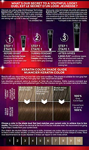 Schwarzkopf Keratin Color Permanent Hair Color Cream, 6.0 Delicate Praline