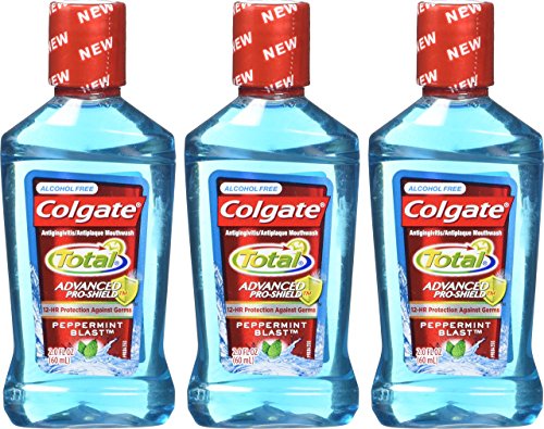 Colgate Total Advanced Pro-sheild Mouthwash Peppermint Blast 2 oz (Pack of 3)