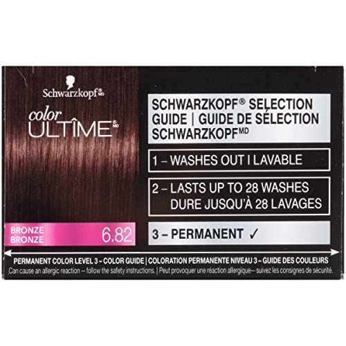 Schwarzkopf Color Ultime Permanent Hair Color Cream, 6.82 Bronze