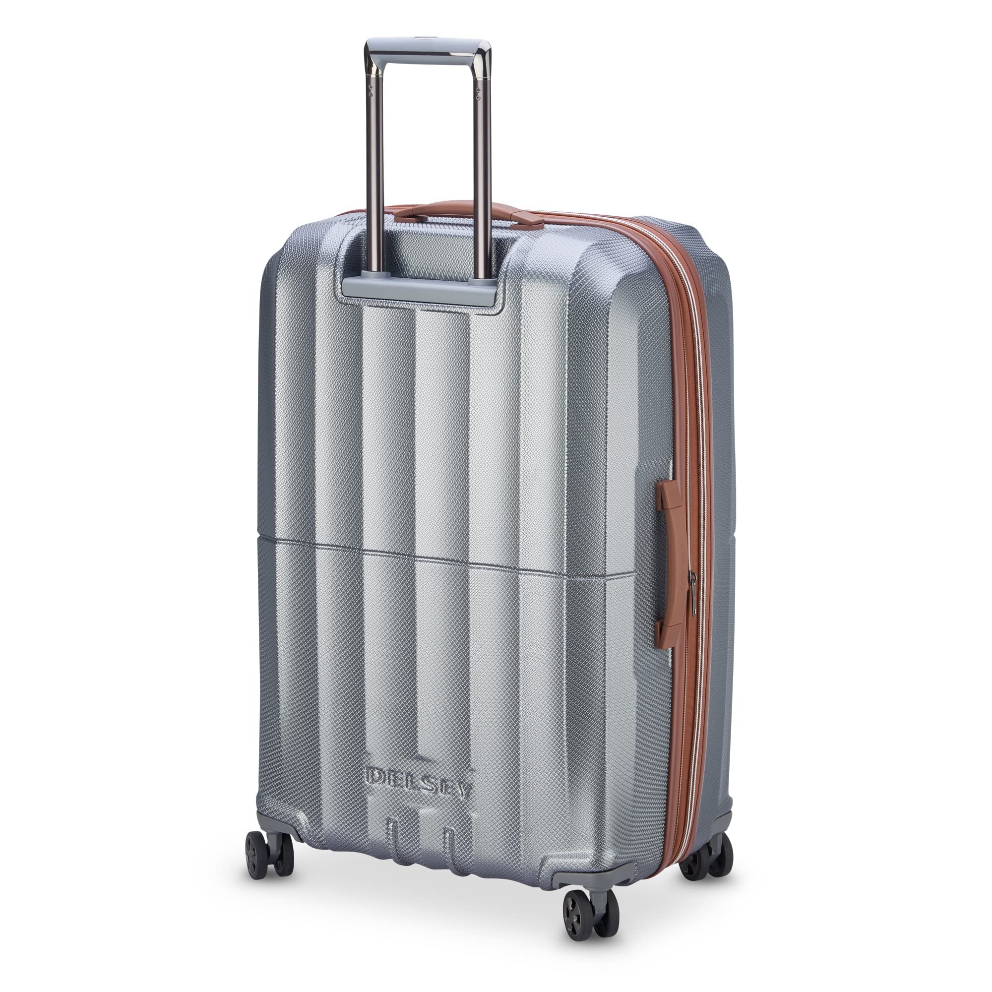 DELSEY PARIS St. Tropez Hardside Expandable Luggage with Spinner Wheels, Graphite, Checked-Large 28 Inch