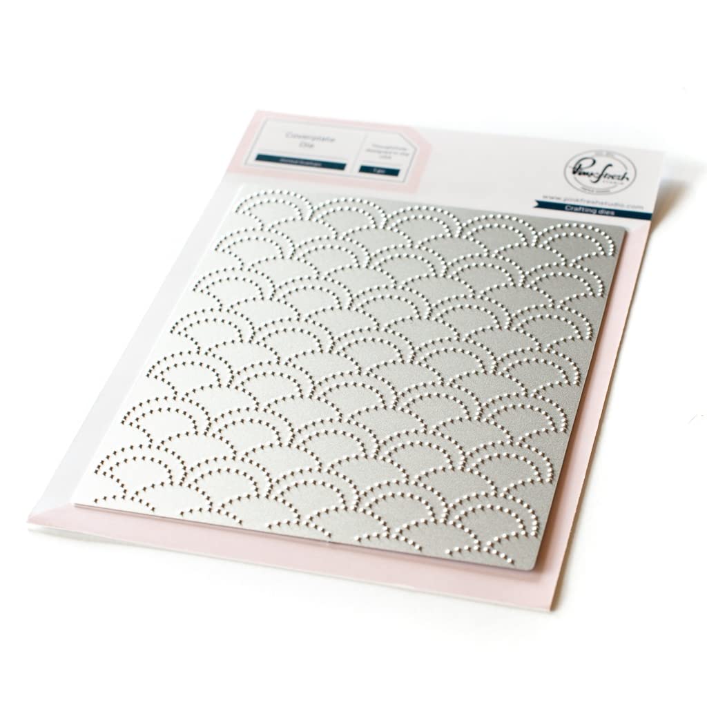 PINKFRESH STUDIO Dotted Scallops Cover Plate Die