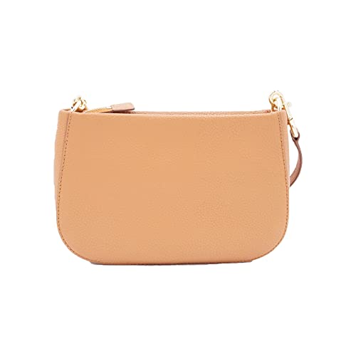 Marc Jacobs H103L01SP21 Smoked Almond Women's Maverick Tassel Leather Crossbody Saddle Bag