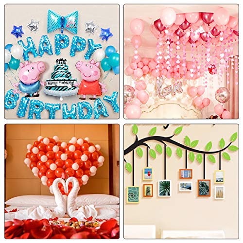 1000pcs Glue Point Clear Balloon Glue Removable Adhesive Dots Double Sided Dots of Glue Tape for Balloons Party or Wedding Decoration…