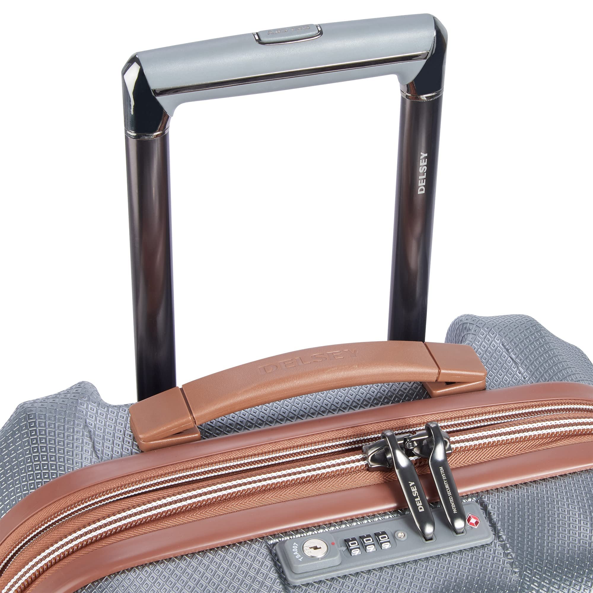 DELSEY PARIS St. Tropez Hardside Expandable Luggage with Spinner Wheels, Graphite, Checked-Large 28 Inch