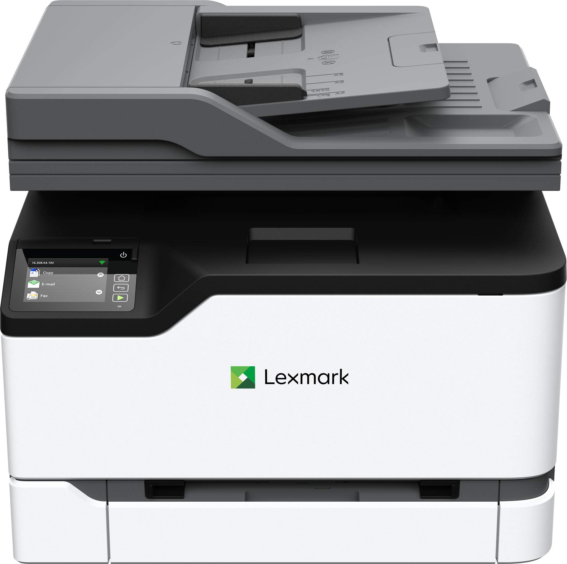 Lexmark MC3224adwe Color Multifunction Laser Printer with Print, Copy, Fax, Scan and Wireless capabilities, Two-Sided Printing with Full-Spectrum Security and Prints Up To 24 ppm (40N9050)