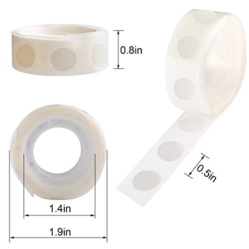 1000pcs Glue Point Clear Balloon Glue Removable Adhesive Dots Double Sided Dots of Glue Tape for Balloons Party or Wedding Decoration…