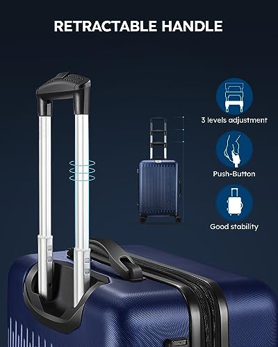Hardside Expandable Luggage with Spinner Wheels,24 inch Travel Suitcases with TSA Lock…
