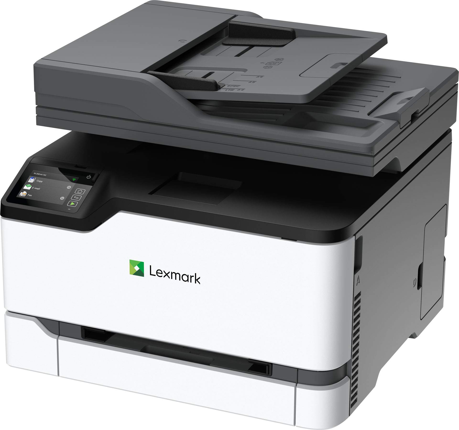 Lexmark MC3224adwe Color Multifunction Laser Printer with Print, Copy, Fax, Scan and Wireless capabilities, Two-Sided Printing with Full-Spectrum Security and Prints Up To 24 ppm (40N9050)