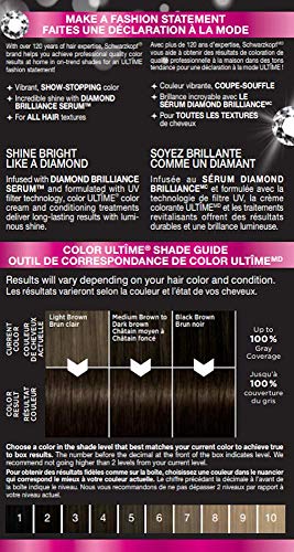 Schwarzkopf Color Ultime Hair Color Cream, 4.1 Rich Brown
