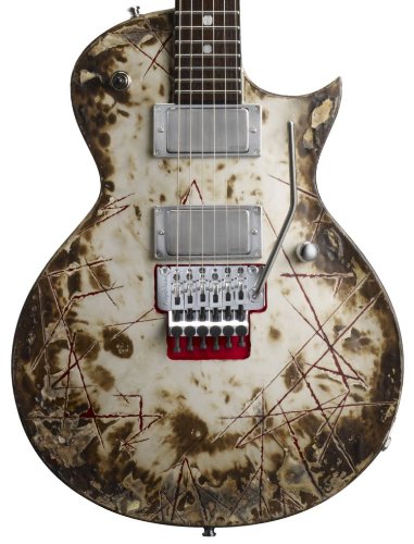 ESP Signature Series Richard Z Kruspe RZK-II Electric Guitar with Case - Distressed and Burnt