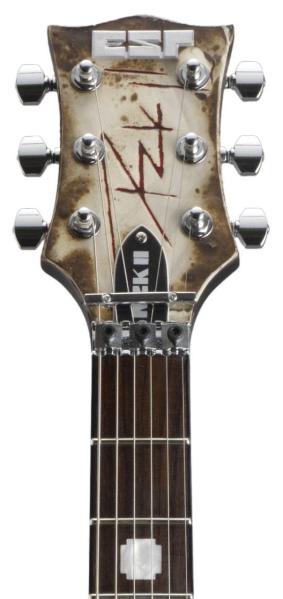 ESP Signature Series Richard Z Kruspe RZK-II Electric Guitar with Case - Distressed and Burnt