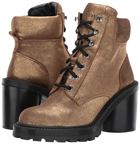 Marc Jacobs Women's Crosby Hiking Boot Ankle, Gold, 36.5 M EU (6.5 US)