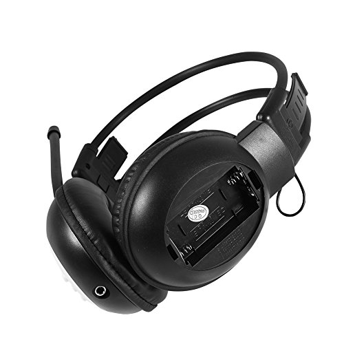 Over Ear Foldable Wireless / Wired Headphone with LCD Display, FM Radio, 10 Radio Stations, Noise Cancelling HiFi Headset