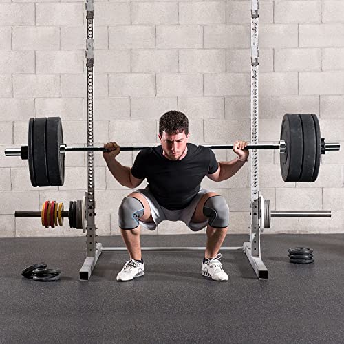 Olympic Barbell Bar 7ft-44LB 1000LB/1500LB/700LB Capacity Olympic Bearing Barbell (700LB-Black)