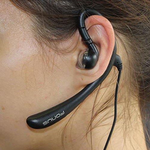 Wired Headset Mono Handsfree Earphone 3.5mm Headphone Boom Microphone Single Earbud [Black] for Verizon Samsung Galaxy J3 Mission Eclipse - Verizon Samsung Galaxy J7 V (2017)