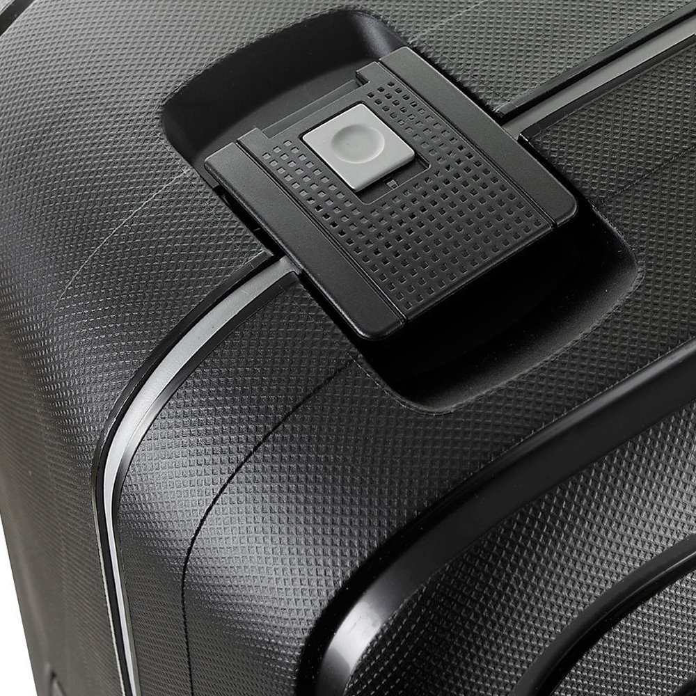 Samsonite 49308-1041 S'Cure 28 Inch Zipperless Spinner Luggage - Black Bundle w/Deco Gear Luggage Accessory Kit (10 Item)