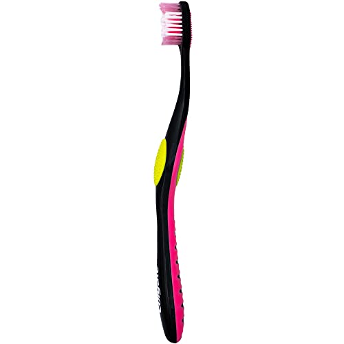 Colgate 360 Fresh N' Protect Toothbrush, Ultra Compact, Soft (Colors May Vary) - Pack of 6
