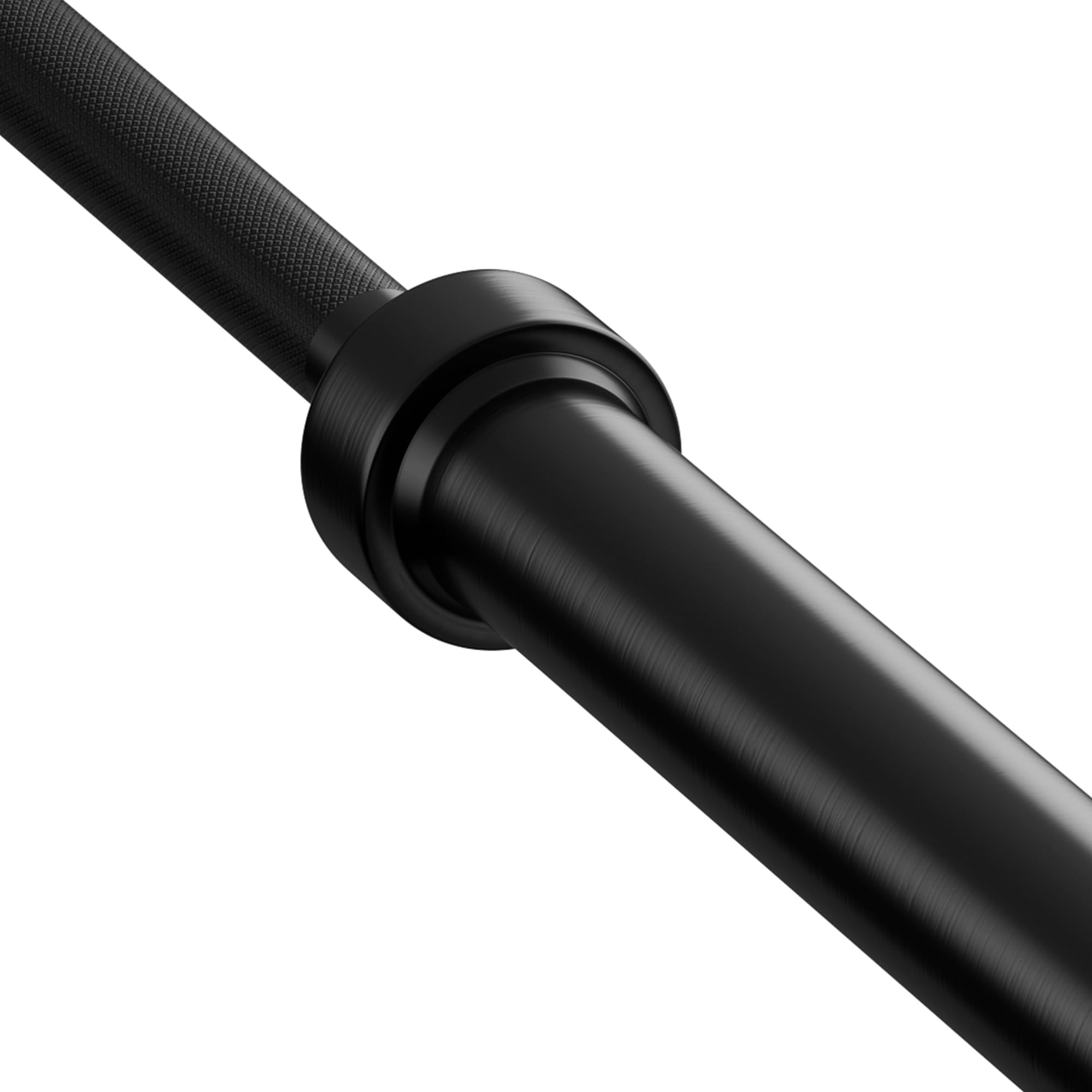 Fitvids Olympic Bar for Weightlifting and Power Lifting Barbell, 700-Pound Capacity (7 Feet, Black)