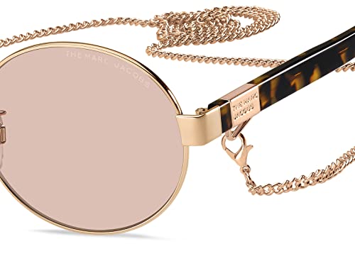 Marc Jacobs womens Marc 497/G/S Sunglasses, Gold/Pink, 56mm 17mm US