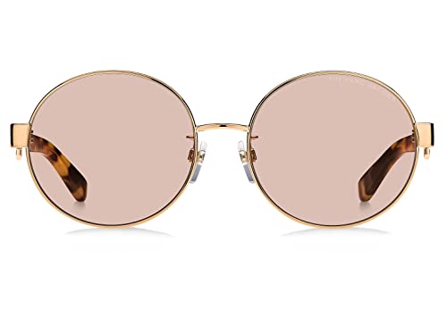 Marc Jacobs womens Marc 497/G/S Sunglasses, Gold/Pink, 56mm 17mm US