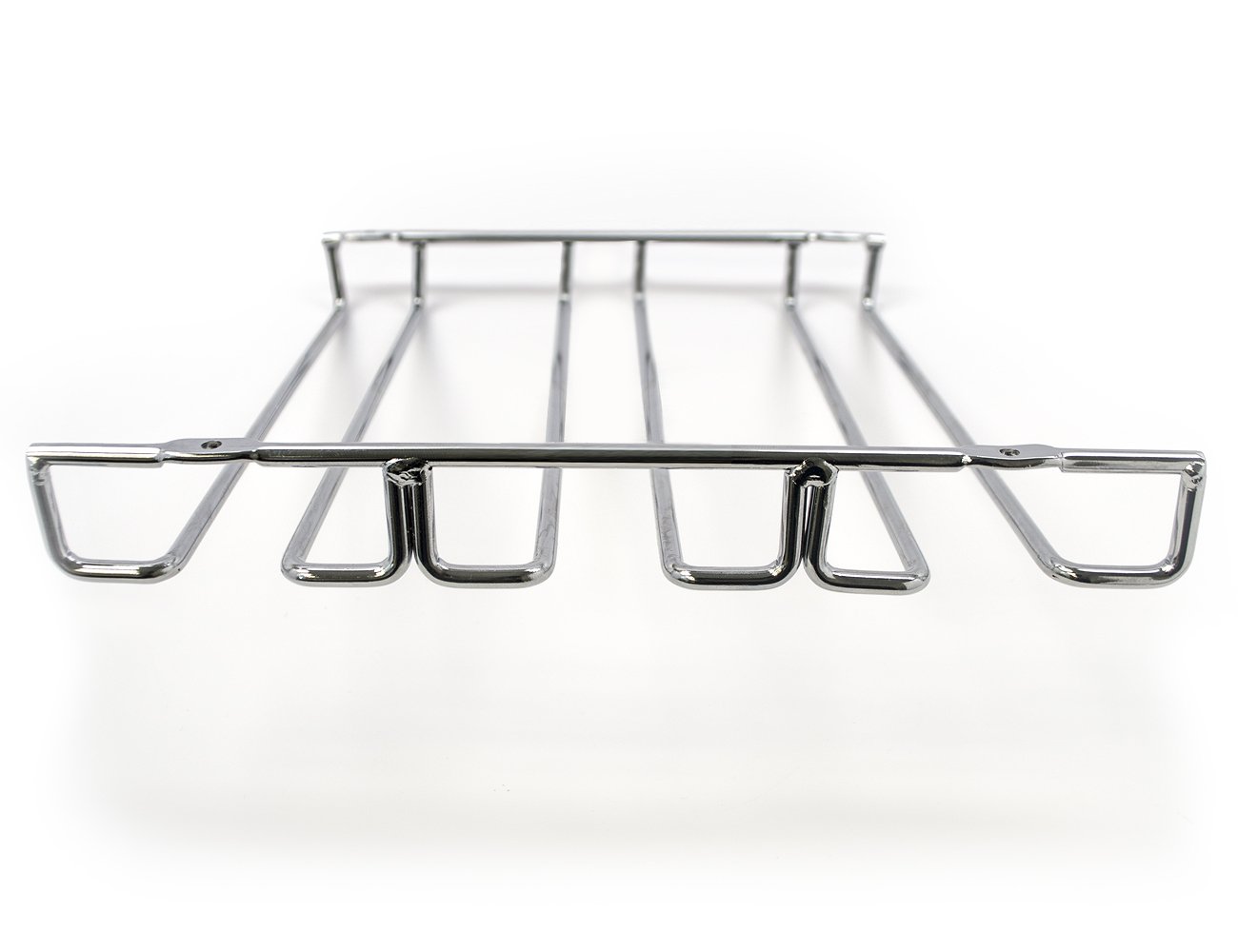 Sorbus Under Cabinet Wine Glass Rack and Stemware Holder – 3 Rows Holds up to 9 of Your Most Delicate Glassware