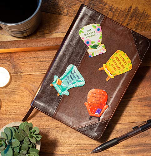 Cozy Colorful Chair Chapter Book 2.5 x 2 Vinyl Decorative Magnetic Bookmark