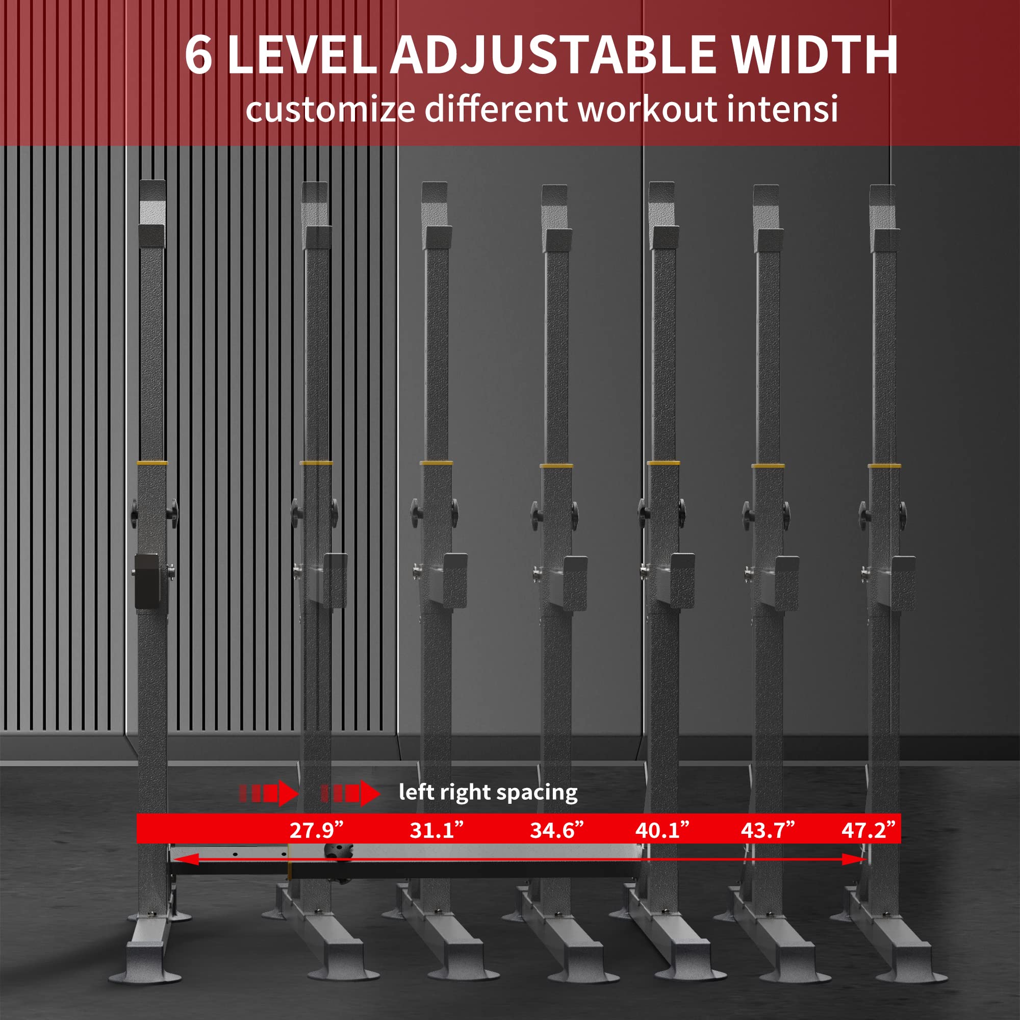 K KiNGKANG Squat Rack,Bench Press Rack Push Up Multi-Function Barbell Rack Weight Lifting Gym Home Gym Equipment