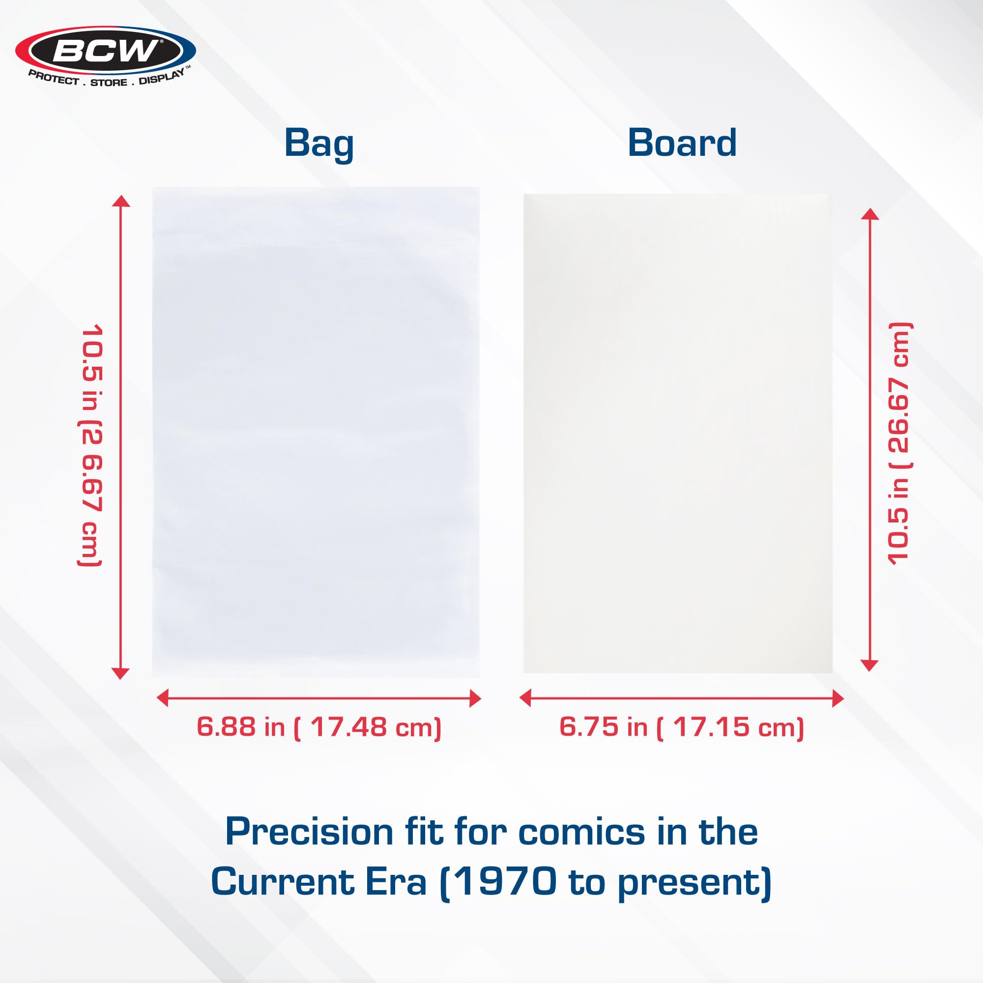 BCW Current Bag and Board 200 Bags and 200 Boards