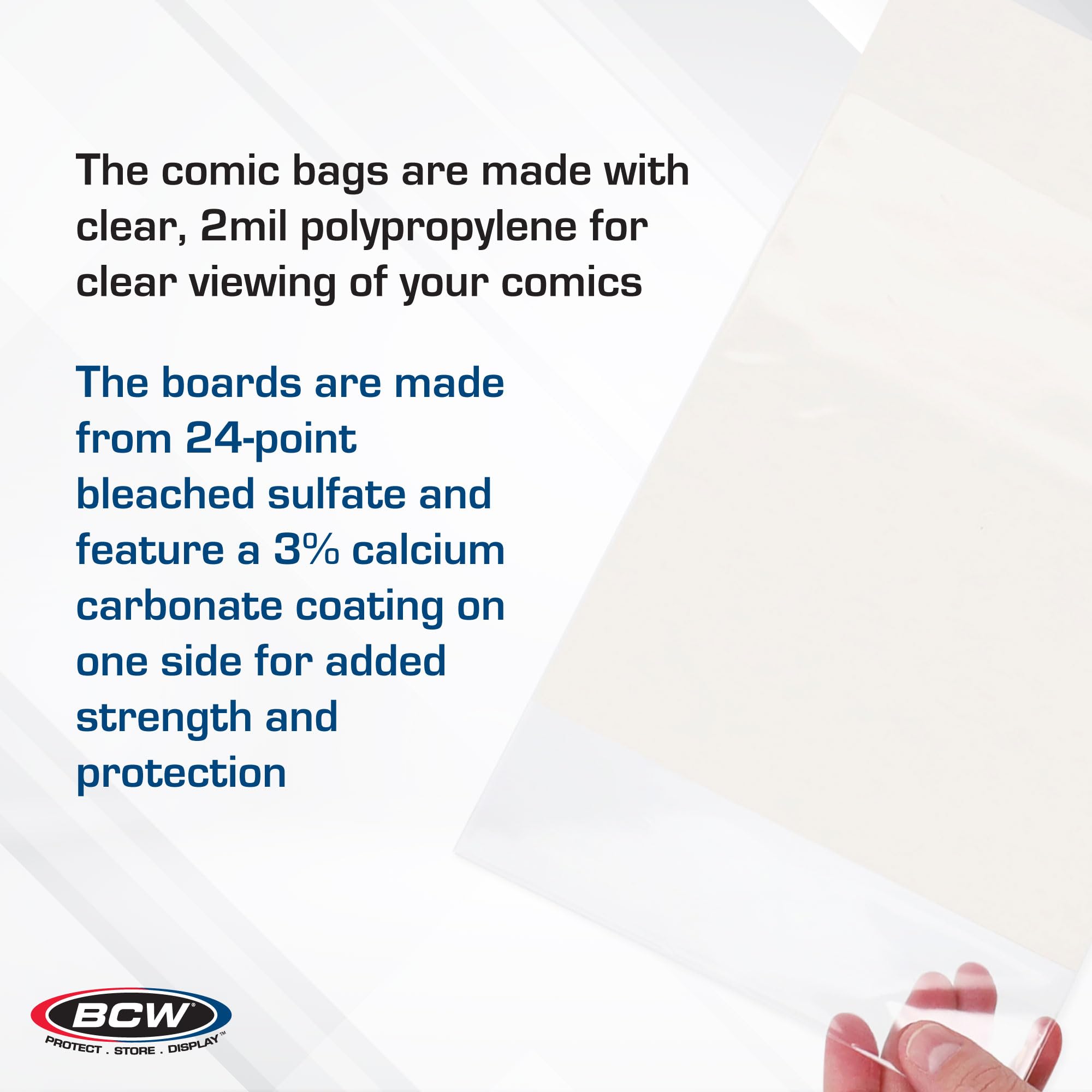 BCW Current Bag and Board 200 Bags and 200 Boards
