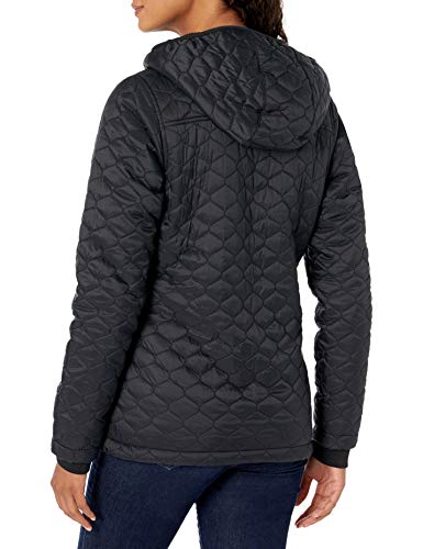 Amazon Essentials Women's Lightweight Quilted Full-Zip Water-Resistant Sherpa-Lined Hooded Puffer Jacket, Black, XX-Large