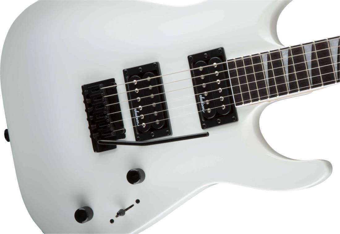 Jackson JS Series Dinky Arch Top JS22 DKA Compound-Radius Amaranth Fingerboard Maple Neck 6-String Electric Guitar (Right-Handed, Snow White)