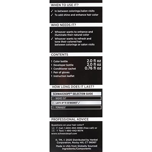 Schwarzkopf Glossify Customizable Color Gloss, Natural Light Brown