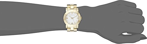 Marc by Marc Jacobs Amy Crystal Accented Gold-Tone Womens Watch MBM3056
