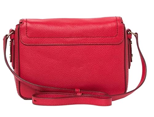 Marc Jacobs M0016932 Savvy Red With Gold Hardware Groove Leather Mini Messenger Women's Bag