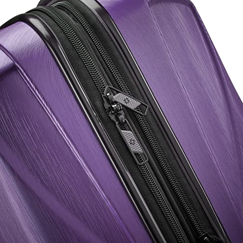 Samsonite Centric 2 Hardside Expandable Luggage with Spinner Wheels, Purple Orchid, Carry-On 20 Inch