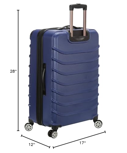 Rockland Speciale Hardside Expandable Spinner Luggage, Blue, 2-Piece Set (20/28)