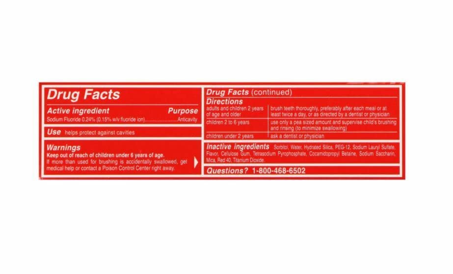 (Pack of 3) Colgate Sparkling White Cinnamint Gel Toothpaste 4 Oz