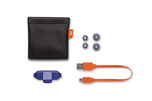 JBL E25BT Portable Wireless Bluetooth In-Ear Headphones - Blue (Renewed)