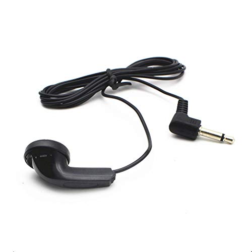 Saidbuds 100 Pack Bulk Mono Earbud Single Side Earphone Disposable Headphone for Tour Guide System,Museum,Hospital,School and Airlines