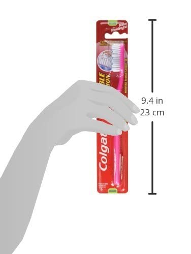 Colgate Toothbrush Double Action, Medium (Pack of 12)