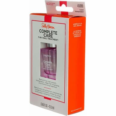 Sally Hansen Complete Care 7-N-1 Nail Treatment Clear 0.45 Ounce (13.3ml) (2 Pack)