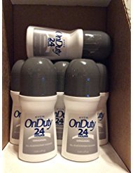 Avon On Duty 24 hours Original Roll On Antiperspirant Deodorant 2.6 fl.oz. Lot 6 pcs.