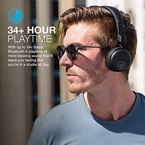 JLab Studio ANC On-Ear Wireless Headphones - Black
