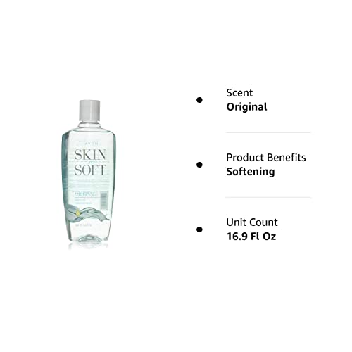 Avon SKIN SO SOFT Bath Oil, Original Scent, 16.9 Fl Oz