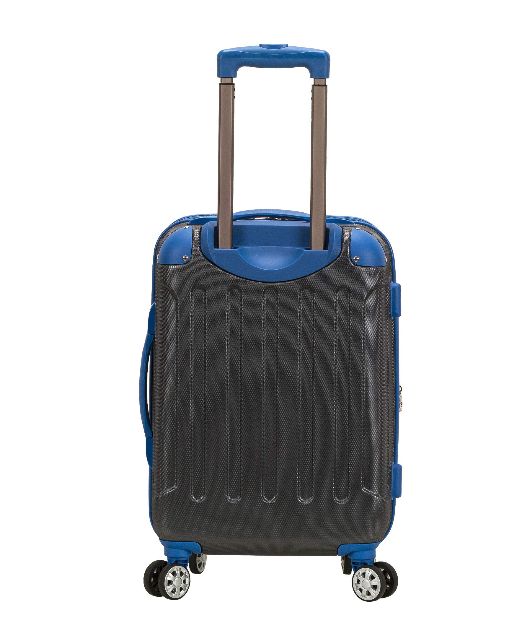 Rockland London Hardside Expandable Luggage with Spinner Wheels, Grey, Carry-On 20-Inch