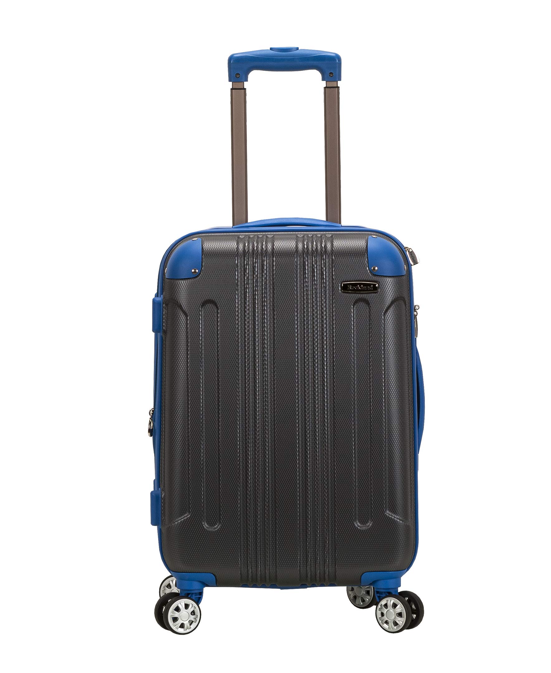 Rockland London Hardside Expandable Luggage with Spinner Wheels, Grey, Carry-On 20-Inch