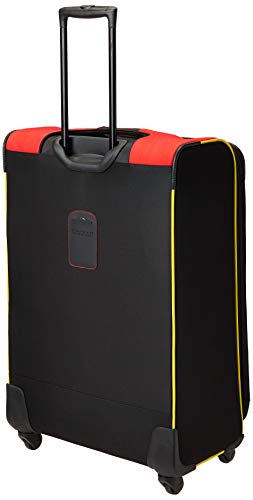 American Tourister Disney Softside Luggage with Spinner Wheels, Mickey Mouse Pants, Checked-Large 28-Inch