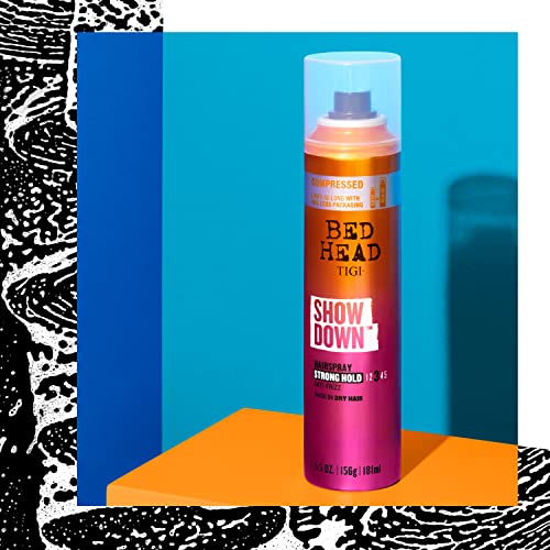 TIGI Bed Head Showdown Anti-Frizz Hairspray with Strong Hold 5.5 oz