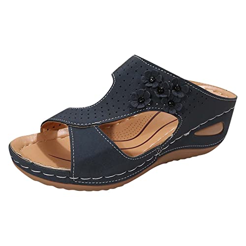 Sandals Women Dressy Beach Beach Sandals Casual Walking Non Slip Orthotic Wedge Sandals Prime Deals of The Day Today Only